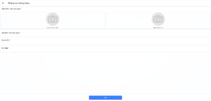 Cung cấp thông tin tài khoản ngân hàng